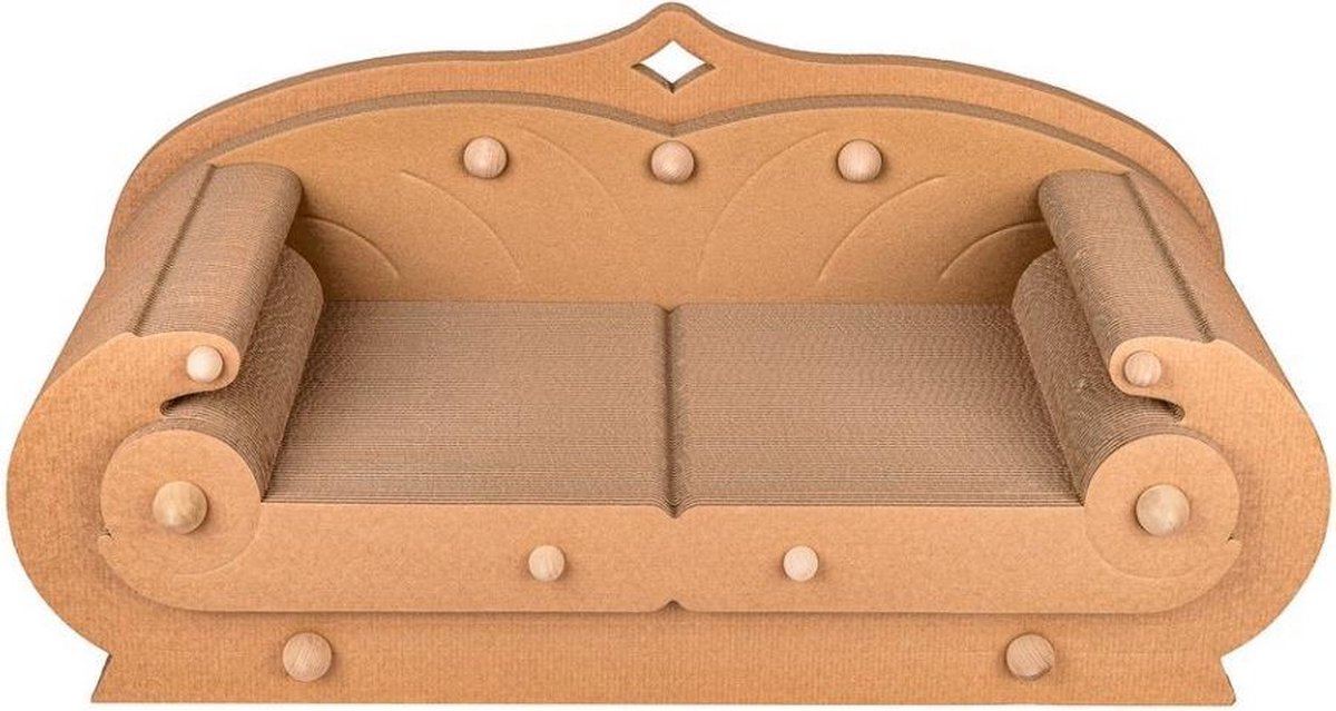 Henry krabkarton Deluxe is de ideale sofa voor katten | bol.com