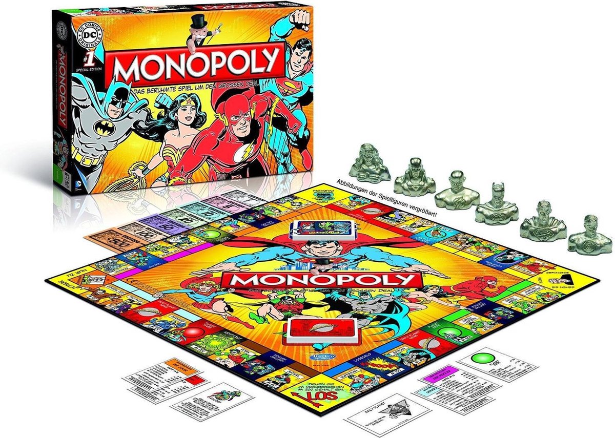 Monopoly DC Comics Retro Editie - Bordspel | Games | bol.com