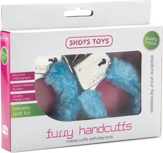 Furry - Blue - handboeien | bol.com