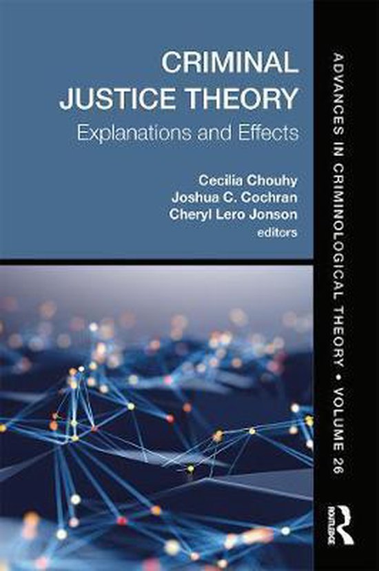 Criminal Justice Theory | 9780367860776 | Boeken | bol.com