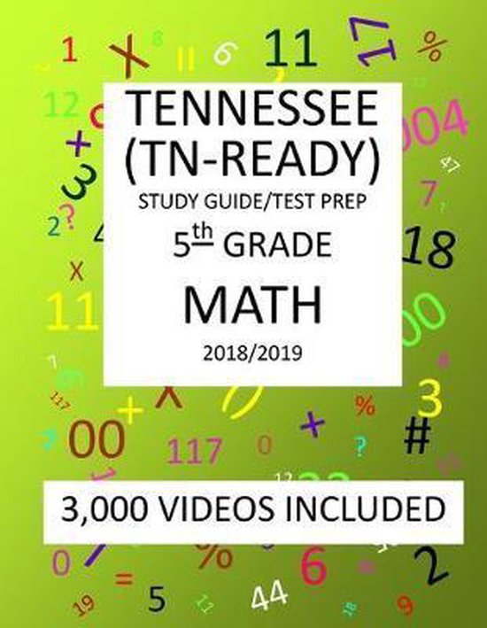 5th Grade TENNESSEE TN-READY, 2019 MATH, Test Prep | 9781727102871 ...