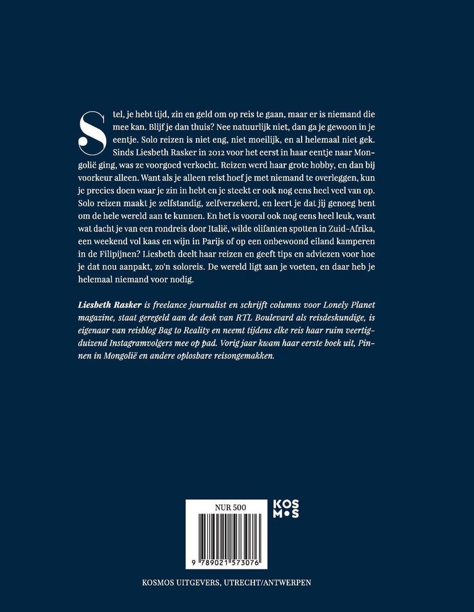 Solo reizen (ebook), Liesbeth Rasker | 9789021573083 | Boeken | bol.com