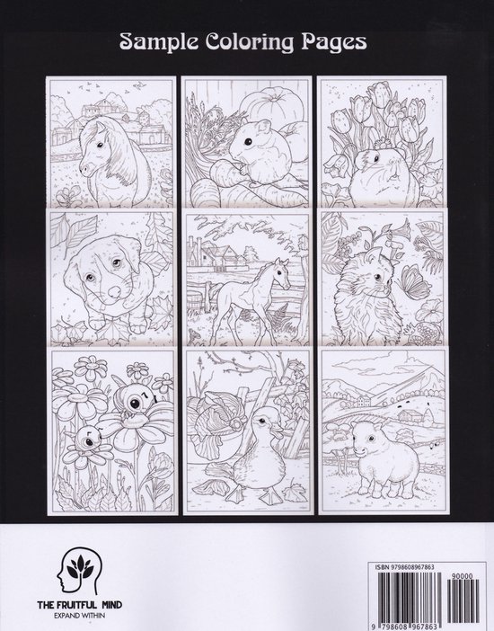 Baby Animals Coloring Book 2 - Coloring Book Cafe - Kleurboek voor ...