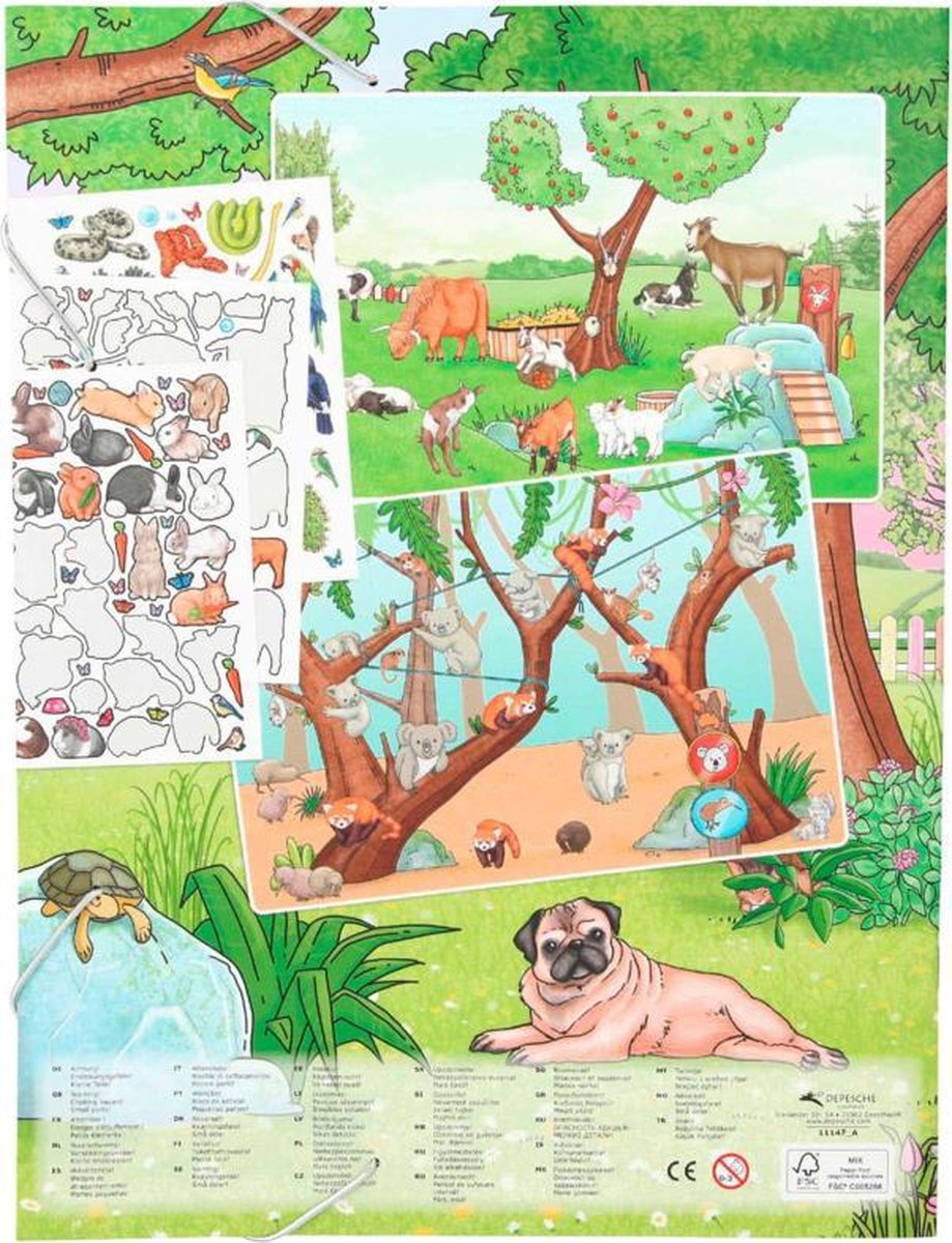 Create Your - Animal World Activity Book (411147) | bol.com