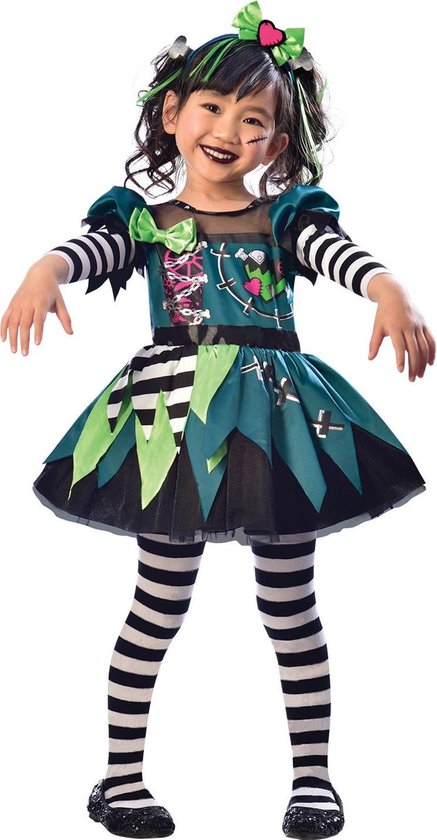 Amscan Verkleedset Frankenstein Meisjes Mt. 96/104 2-delig | bol