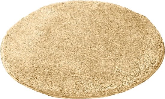 Badmat Relax, ovaal Beige 60cm | bol.com