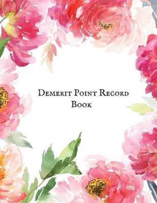 Demerit Point Record Book, Jason Soft | 9781698127699 | Boeken | bol.com