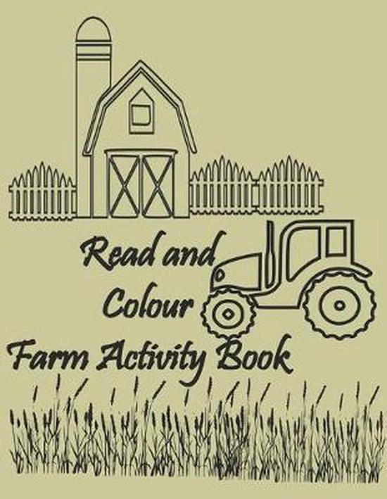 Read and Color Farm Activity Book, Design 4 Scbool | 9781089605058 ...