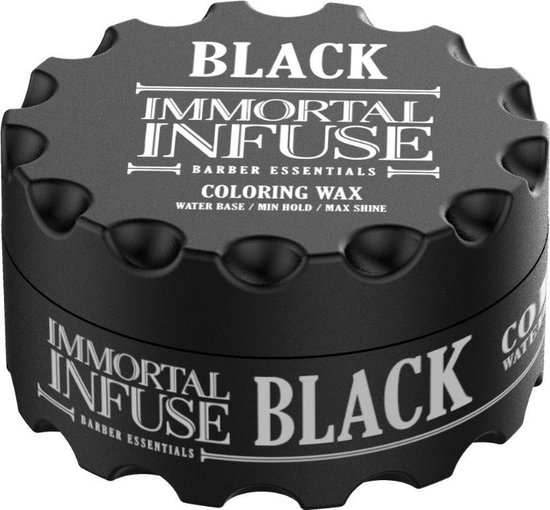 Immortal Hair Style Fiber Wax Coloring-Haar Wax-Zwart-150ml | bol.com