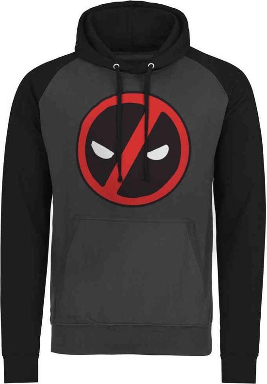 Marvel Deadpool Hoodie/trui -S- Icon Grijs/Zwart | bol.com