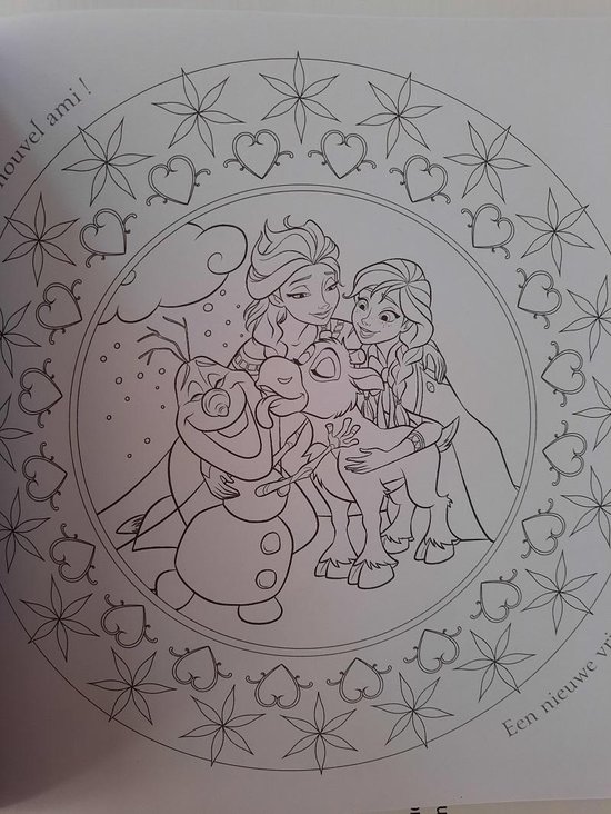 Disney Frozen Mandala Kleurboek voor Kinderen | bol