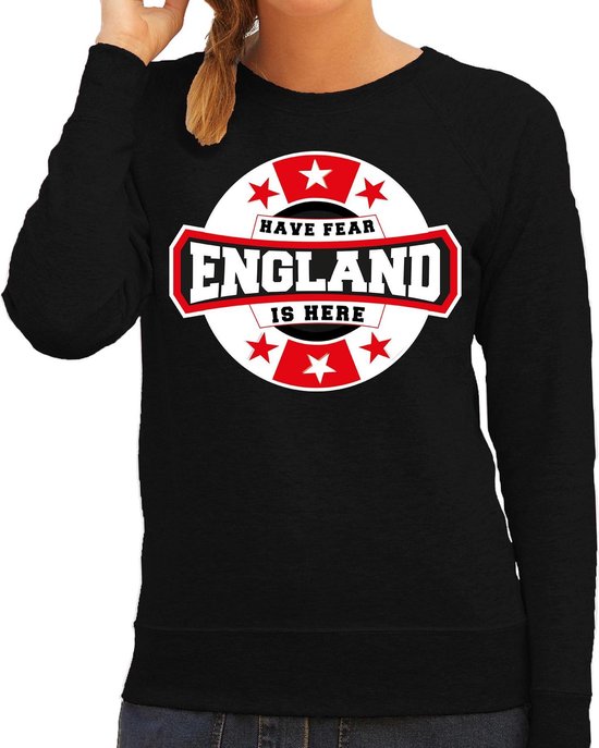 Have fear England is here sweater met sterren embleem in de kleuren van ...