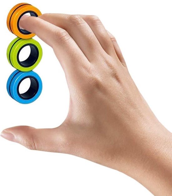 Magneet Vinger Spinner - Magnetische ringen - Finger Spinner - Spinner ...