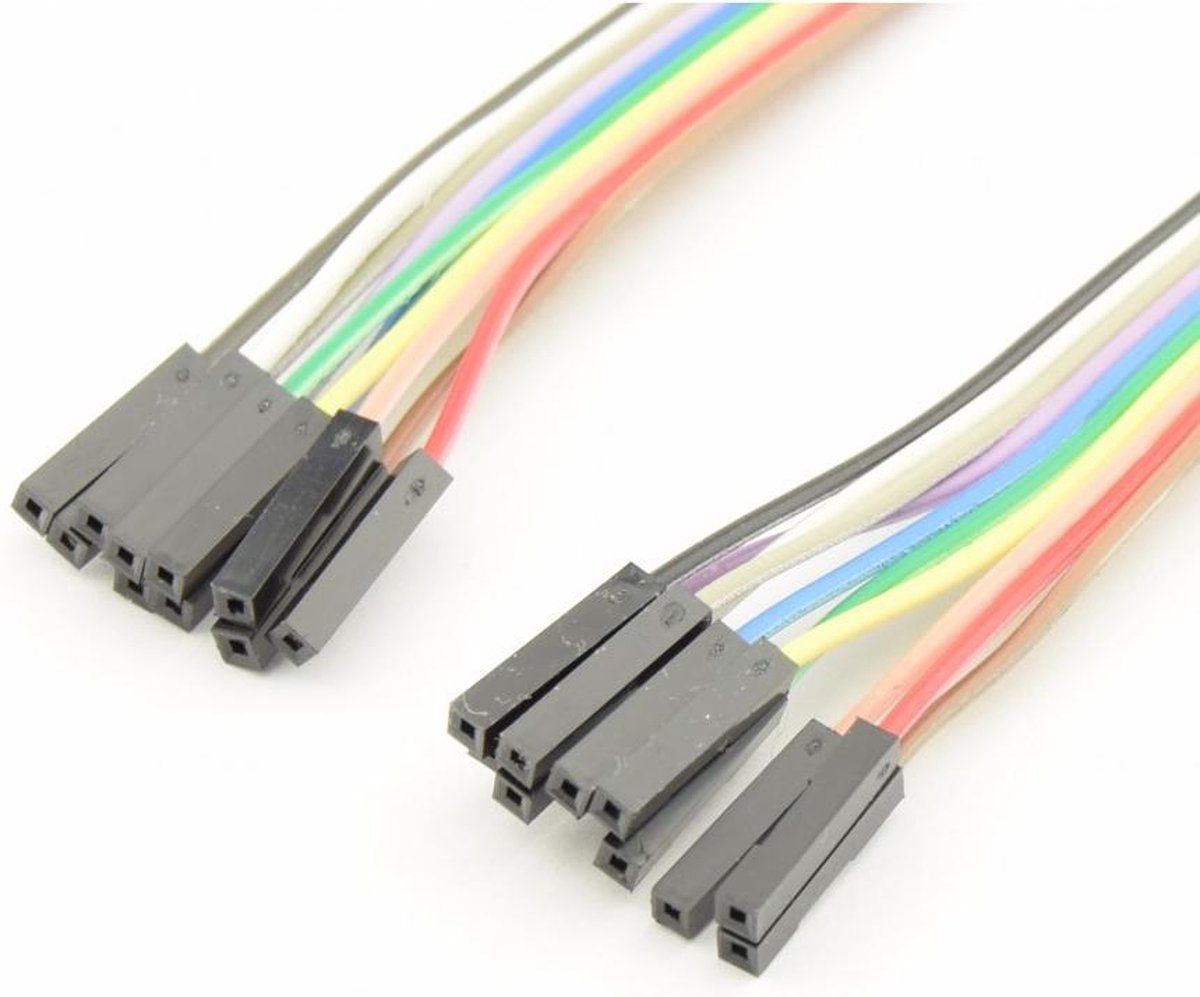Dupont Jumper kabels 40 stuks (Female-Female) 10cm voor Breadboard ...
