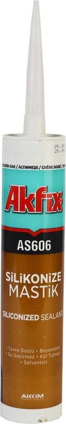 Akfix AS606 Siliconenkit 480ml - Wit | bol.com