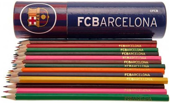 FC Barcelona Coloured Pencil (Pack of 24) (Blue) | bol.com