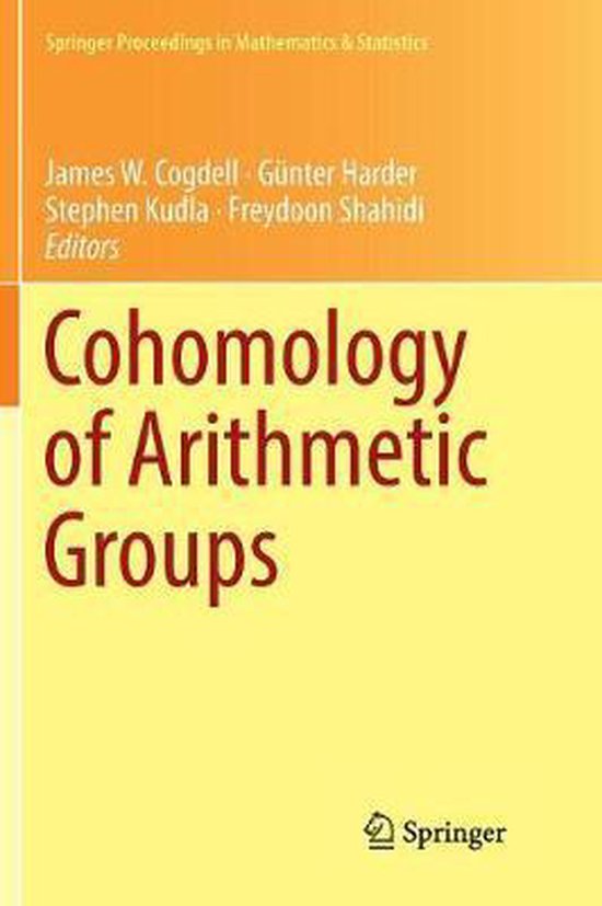 Springer Proceedings In Mathematics And Statistics Cohomology Of Arithmetic Groups