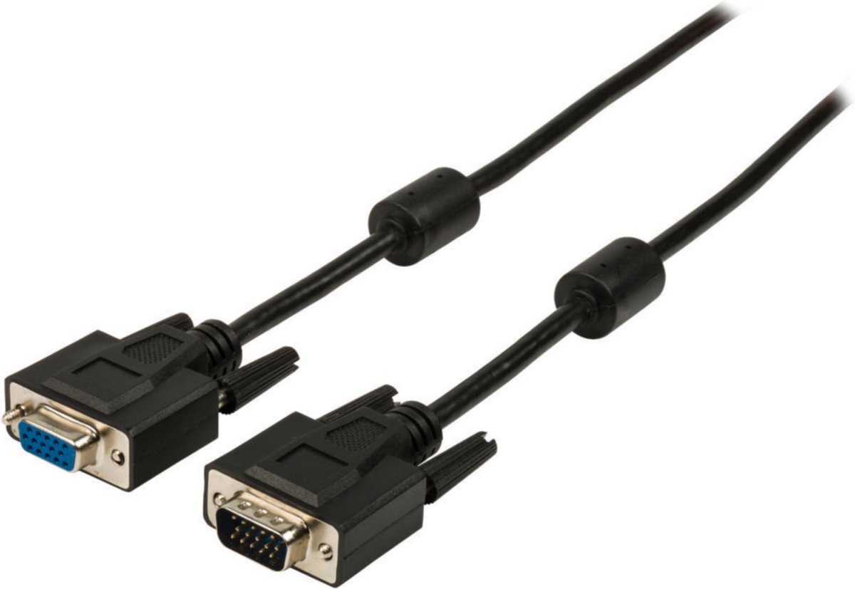 bol.com | Valueline - VGA (D-Sub) naar VGA (D-Sub) female - 3 m - Zwart