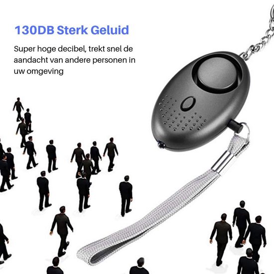2 Stuks Persoonlijke Alarmen - Persoonlijke Alarmknop - Beveiliging ...