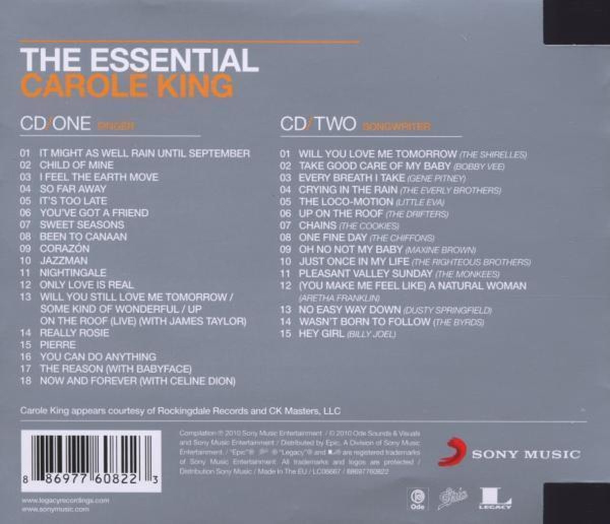 The Essential Carole King, Carole King | CD (album) | Muziek | bol.com