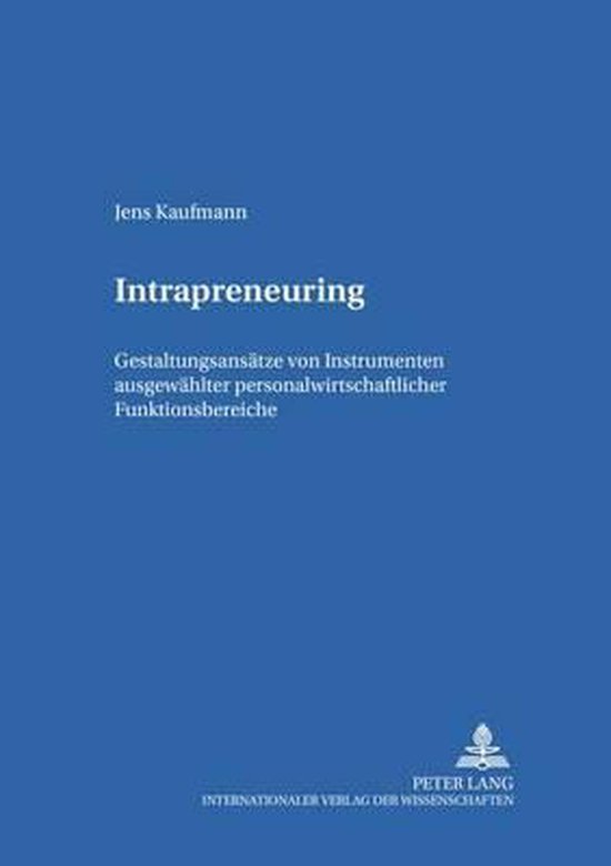 Intrapreneuring | 9783631394120 | Jens Kaufmann | Boeken | bol.com
