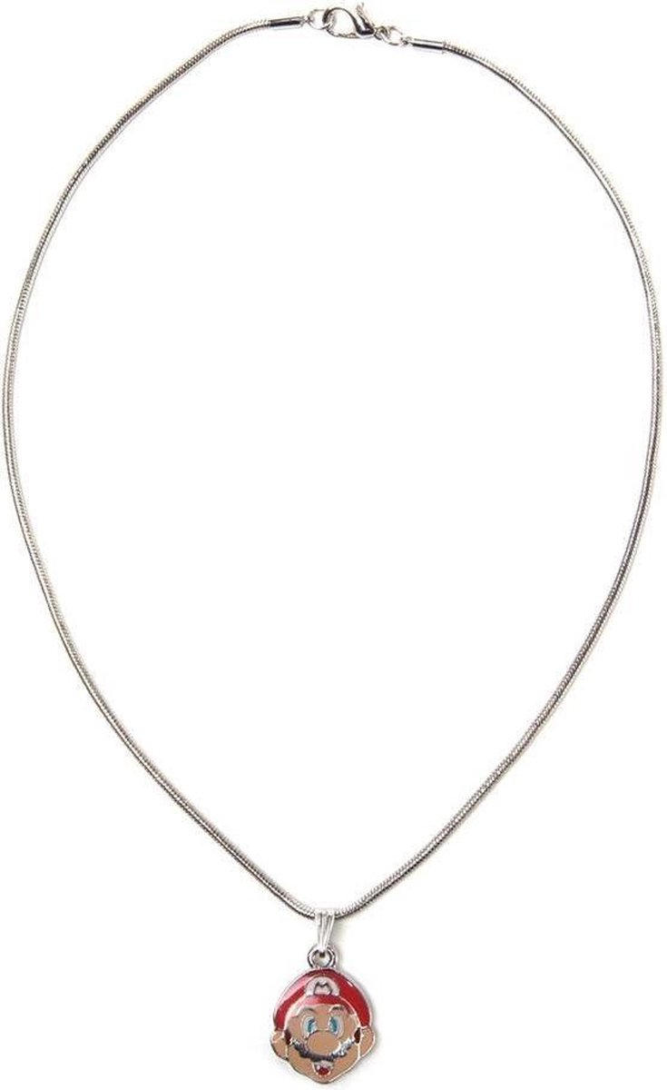 Nintendo - metalen Mario ketting met gezichtsbedel | bol.com