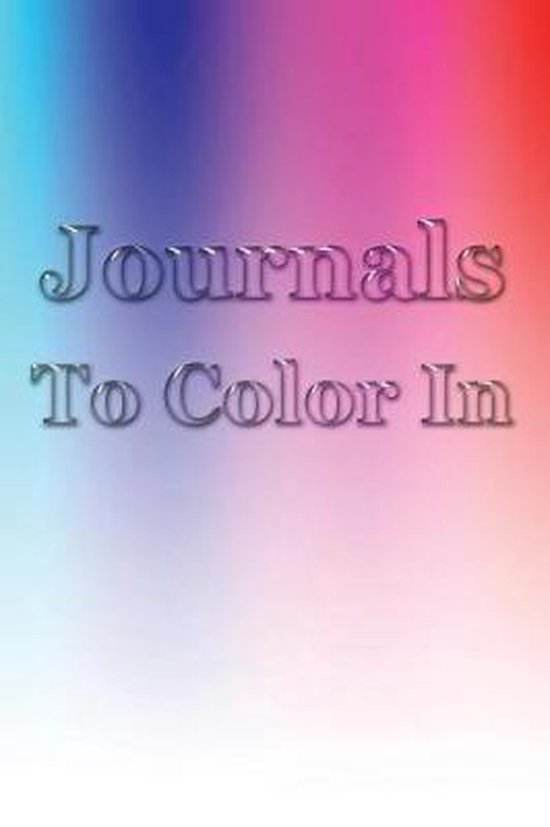 Journals to Color in | bol.com