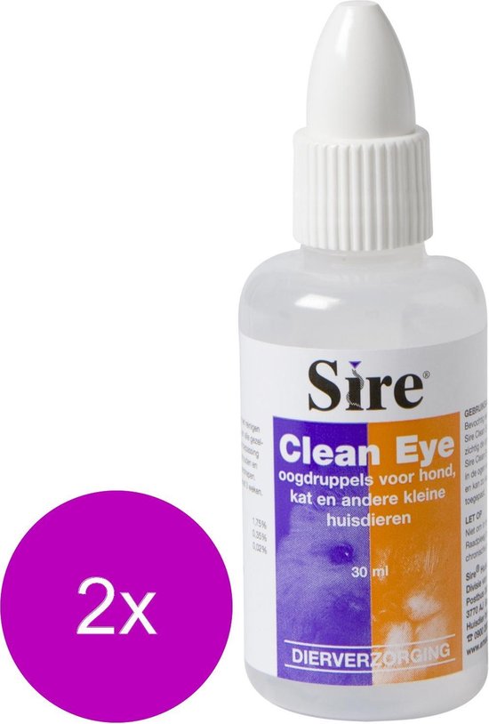 Emax Clean Eye - Oogverzorgingsmiddel - 2 x 30 ml | bol
