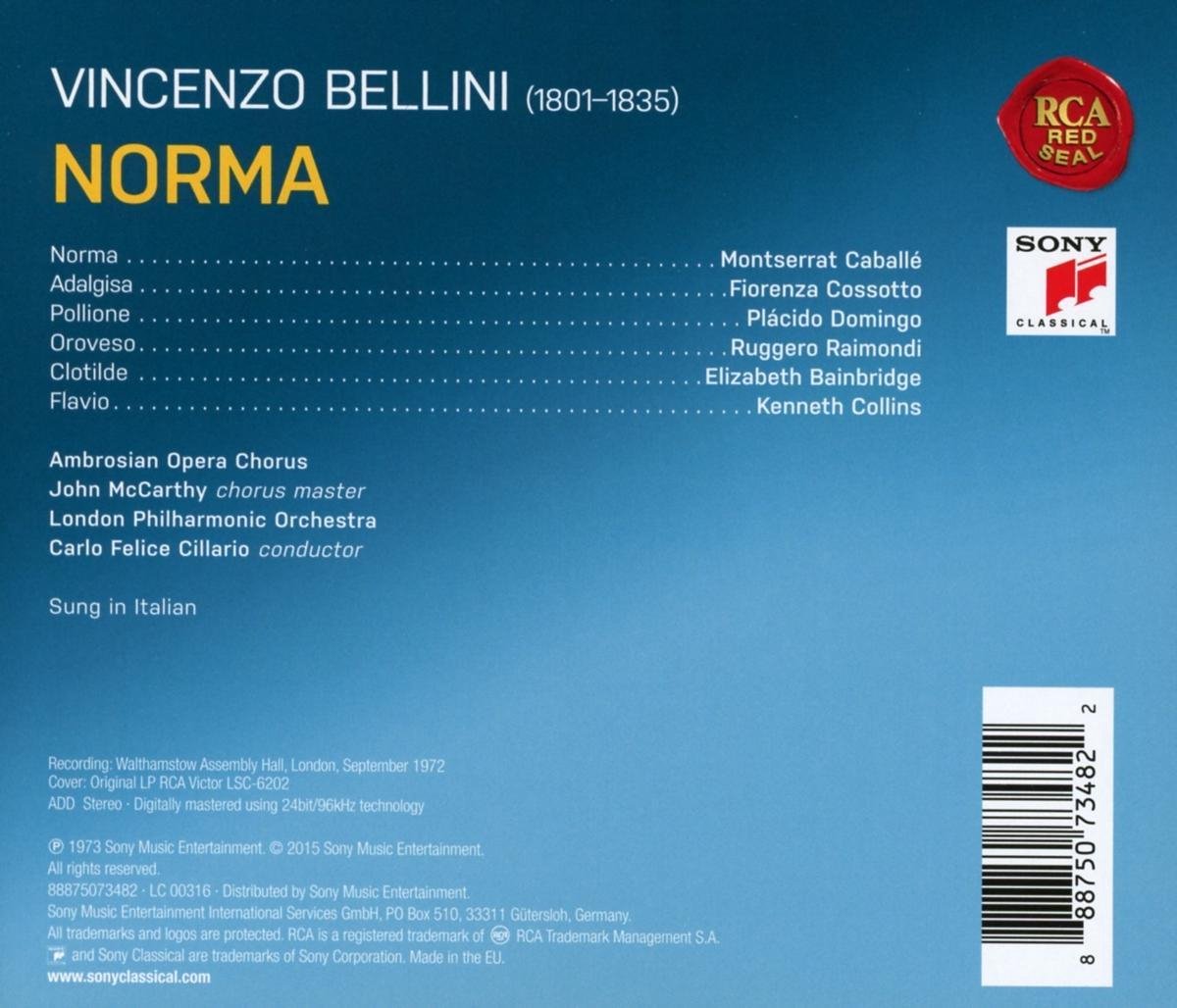 Bellini/Norma, V. Bellini | CD (album) | Muziek | bol.com