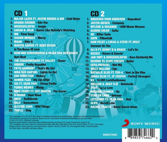 Kidszone 2016, various artists | CD (album) | Muziek | bol