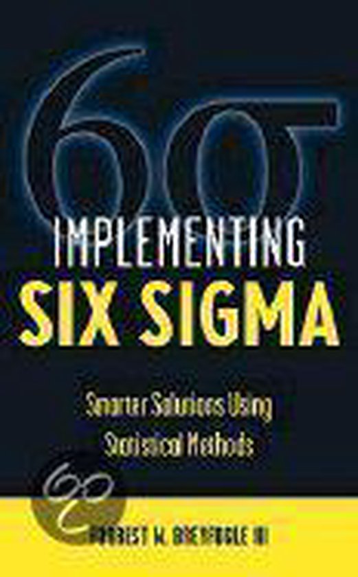 Implementing Six Sigma, Breyfogle Iii | 9780471296591 | Boeken | bol.com