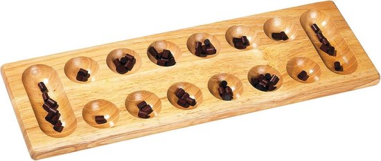 KALAHA-spel 47x15x2.2cm van hout, 8+ | Games | bol.com