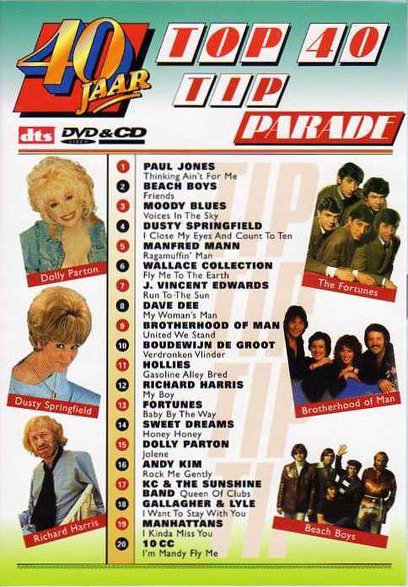 40 Jaar Top 40 Tipparade 1965, Top 40 | CD (album) | Muziek | bol