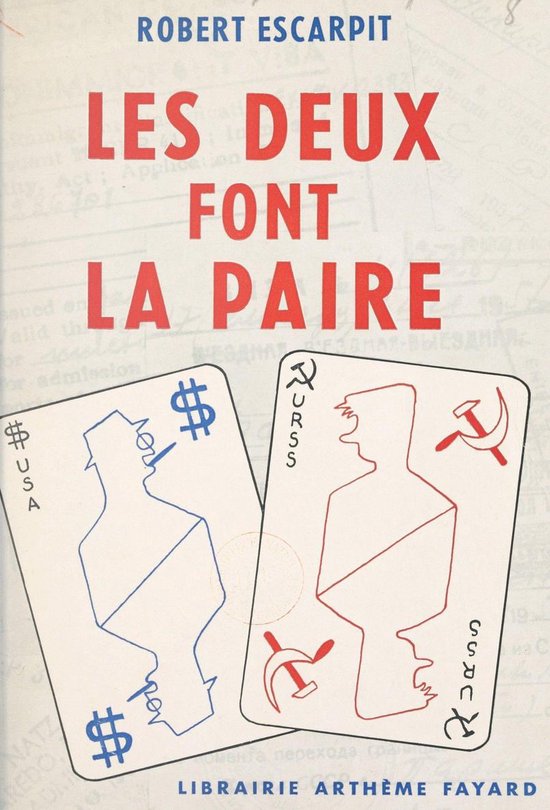 Les deux font la paire (ebook), Robert Escarpit | 9782706214721 ...