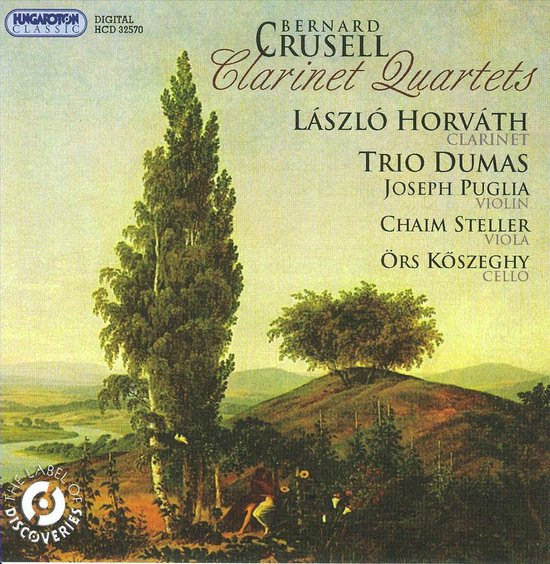 Clarinet Quartets, B.H. Crusell | CD (album) | Muziek | bol