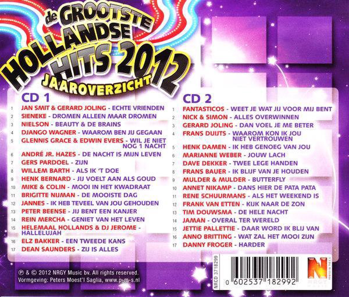De Grootste Hollandse Hits Jaaroverzicht 2012, various artists | CD (album) | Muziek | bol.com