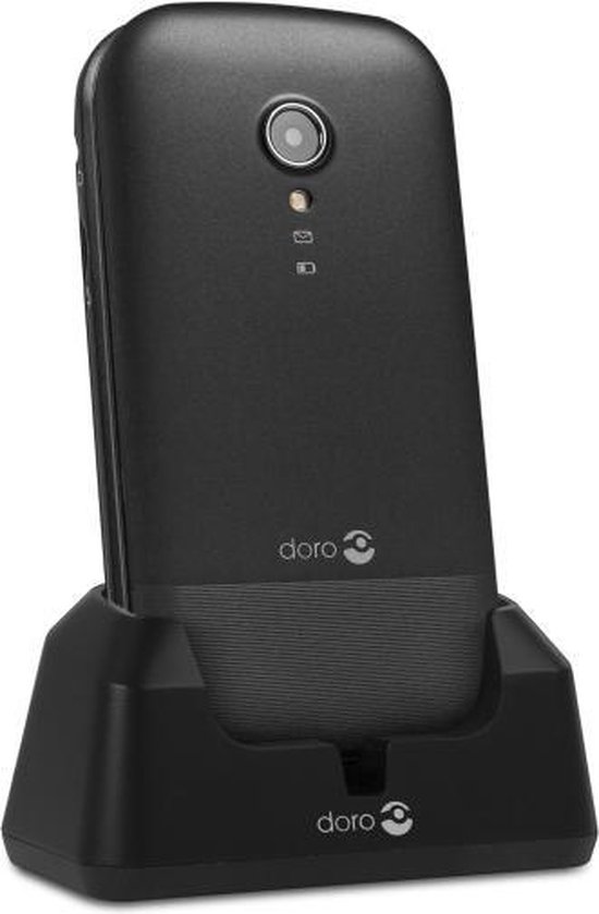Doro 2404, Clamshell, Dual SIM, 6,1 cm (2.4"), 0,3 MP, 1000 mAh, Zwart ...