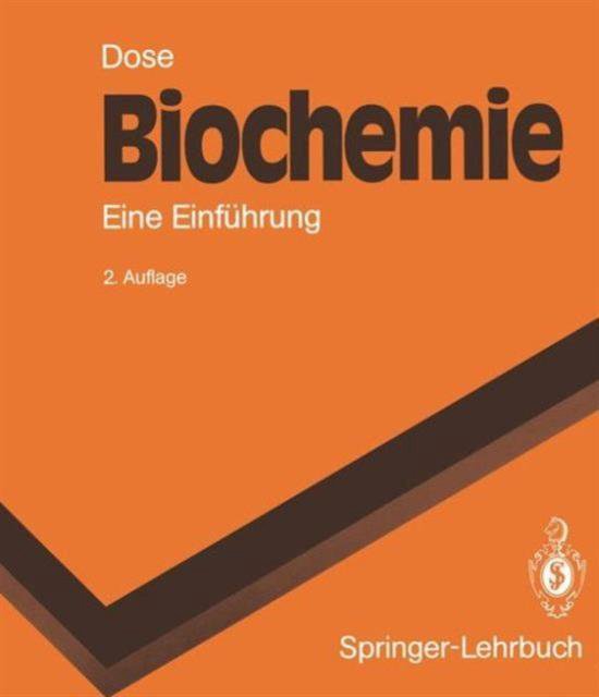 Biochemie | 9783540537274 | Klaus Dose | Boeken | bol.com