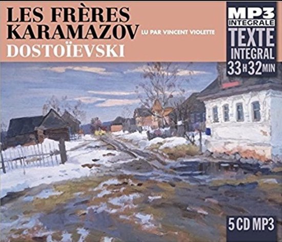 Vincent Violette (Lecteur) - Dostoievski: Les Freres Karamazov (5 CD ...