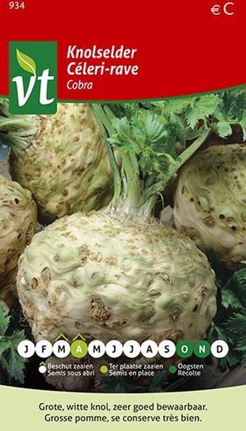 Selder 'Knolselder Cobra' - Kwaliteitsknol met Witvlezig en Goede ...