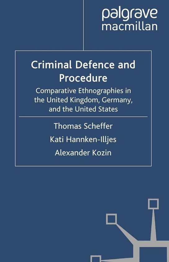 Criminal Defence and Procedure (ebook), Thomas Scheffer | 9780230283114 ...