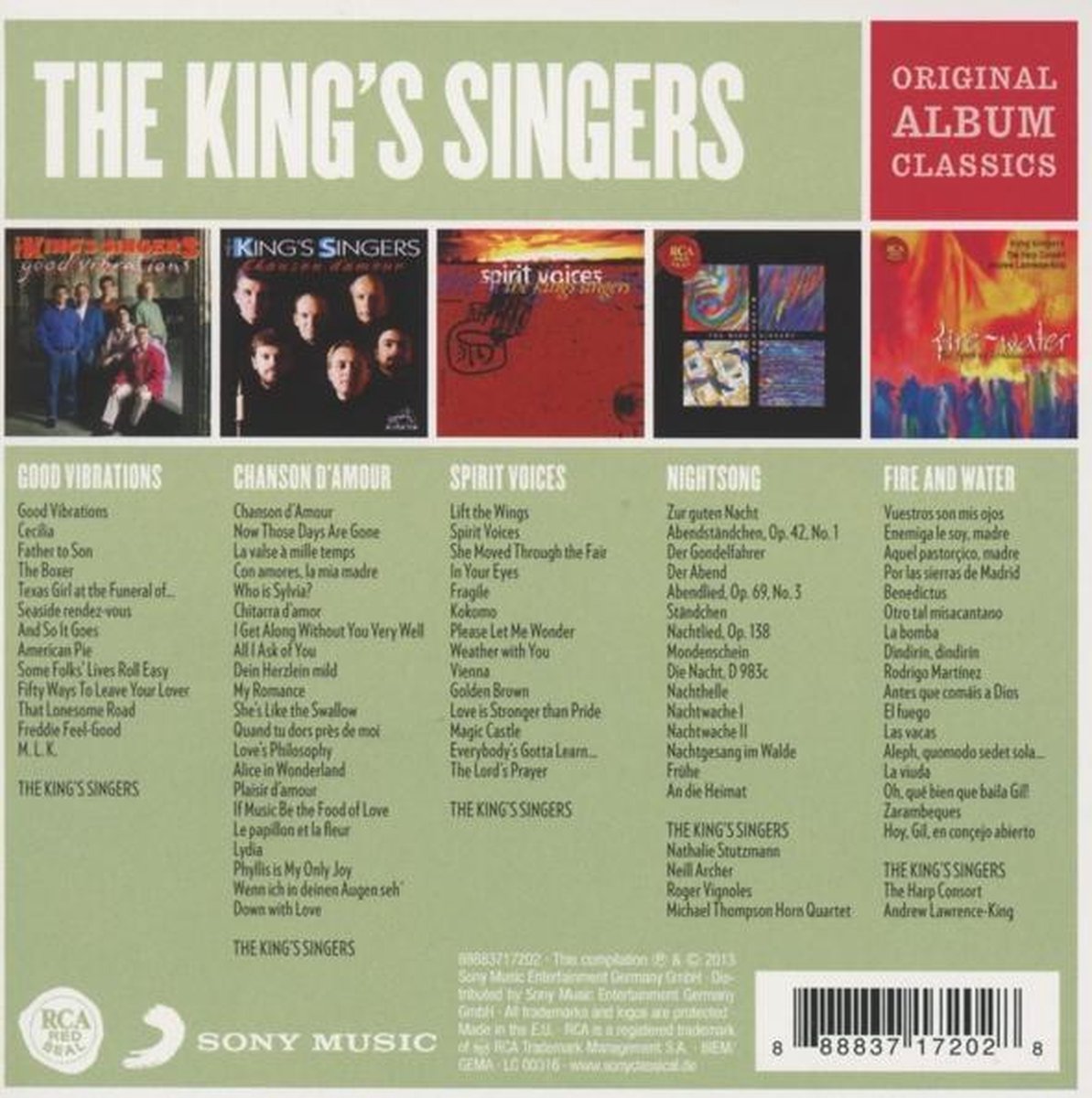 Original Album Classics, King'S Singers | CD (album) | Muziek | bol