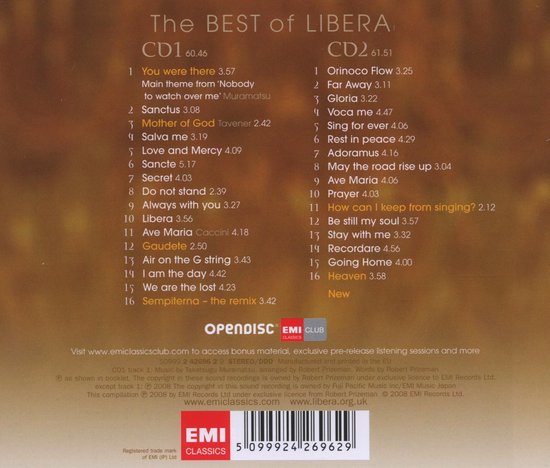 Eternal: Best Of Libera, Libera | Muziek | bol
