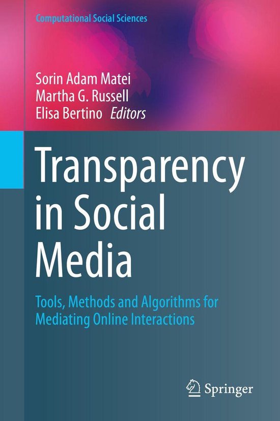 Computational Social Sciences - Transparency in Social Media (ebook ...