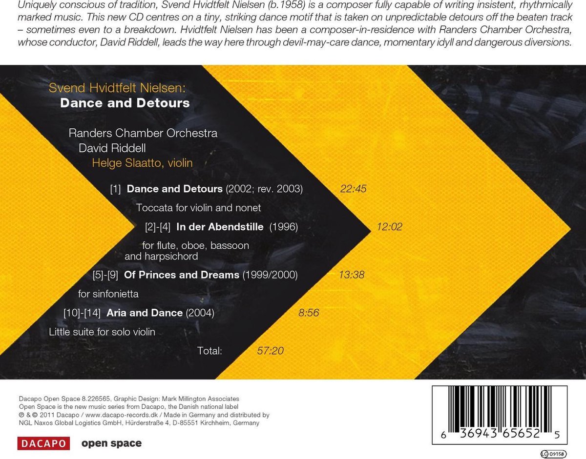 Various Artists - Nielsen; Dance And Detours (CD), David Riddell ...