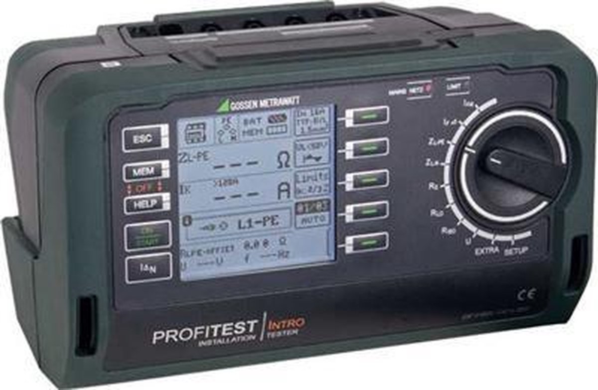 Gossen Metrawatt Profitest Intro installatietester - VDE0100/NEN1010 | bol