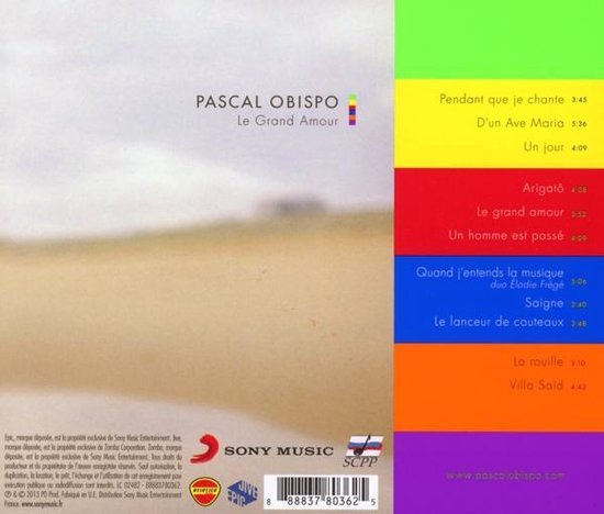 Grand Amour, Pascal Obispo | CD (album) | Muziek | bol.com