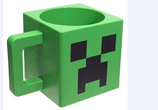 Minecraft Creeper Face Plastic Mug | bol