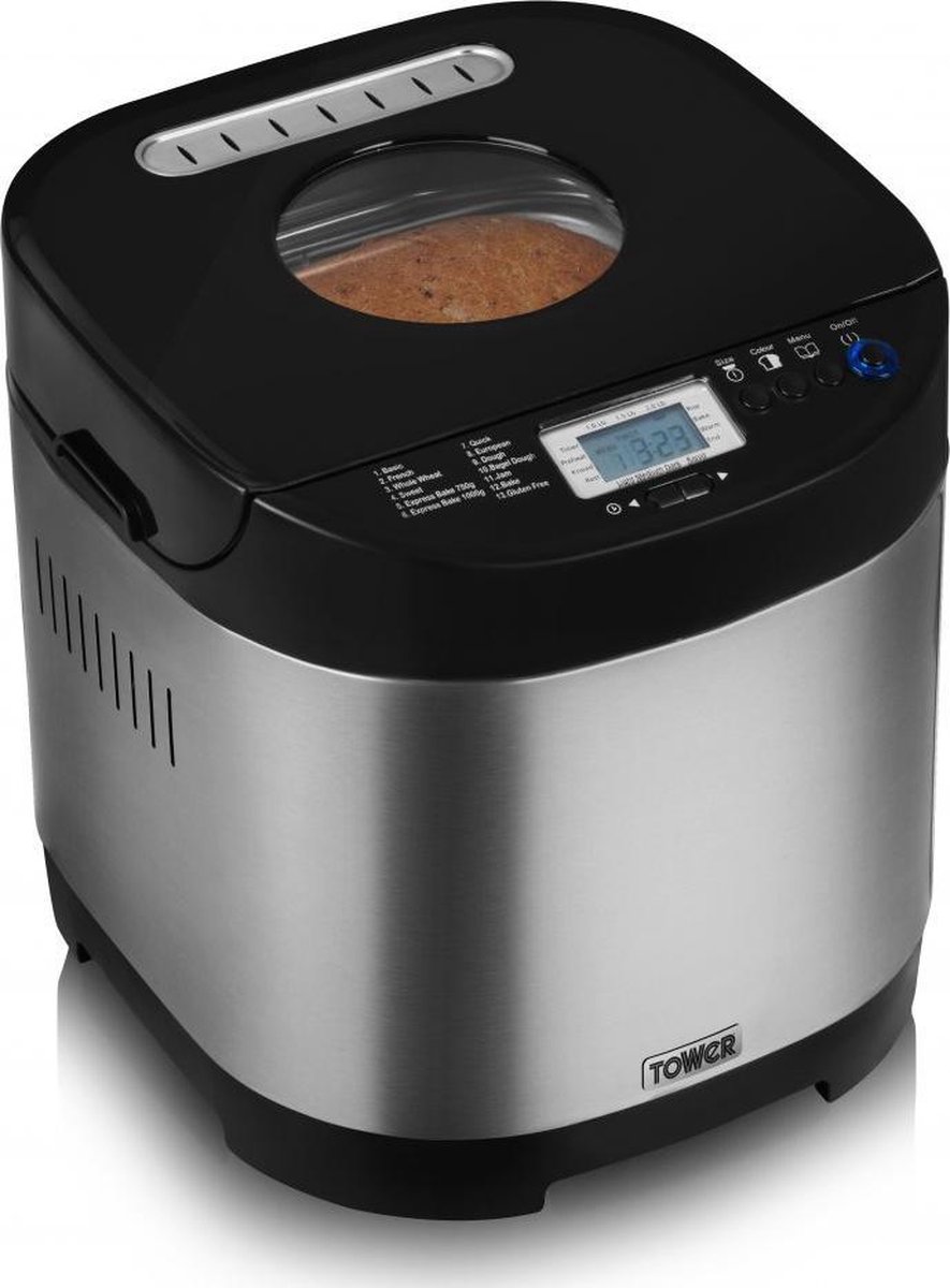 TOWER GLUTENVRIJE DIGITALE BROODBAKMACHINE | bol.com