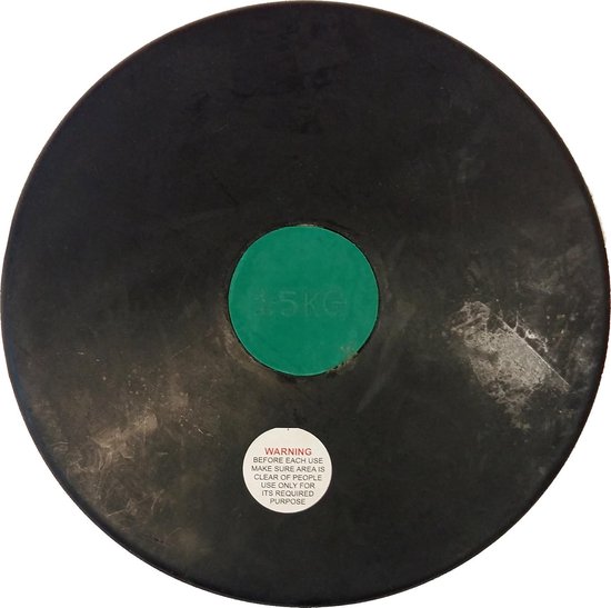 Discuswerpen | Indoor / Outdoor | Rubber Training Discus 1.5 kg | bol